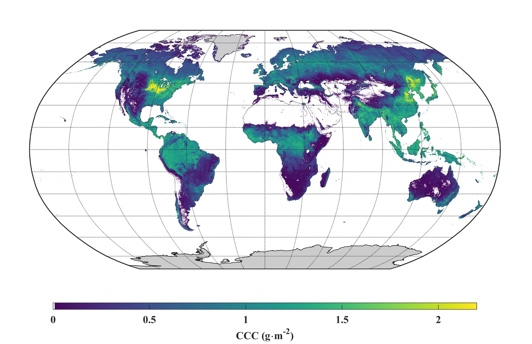 Global Canopy Chlorophyll Content (CCC) Datasets (2016–2024 ...